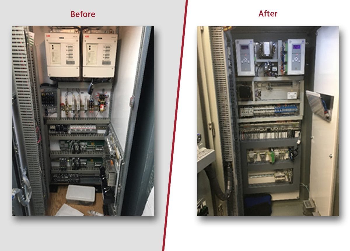 Replacement of existing dual ABB Unitrol F system - Madsen